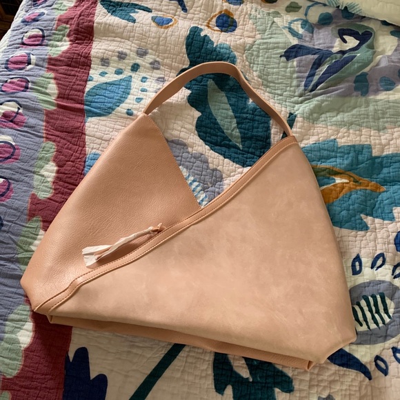 Ulta Beauty | Bags | Ulta Beauty Pink Suede And Faux Leather Tote Bag ...